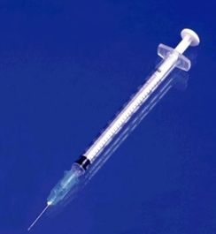 3 cc Syringes/Needle-Luner Lock, 23x1 | Crystalgen