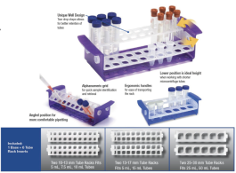 Blue ONERACK® Multi-Tube Rack | Crystalgen