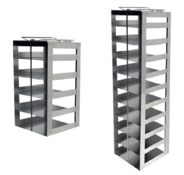 Vertical Freezer Racks for 2” Boxes, Config 1x10, 1/Case | Crystalgen