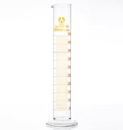 Glass Graduated Cylinder - 500mL | Crystalgen