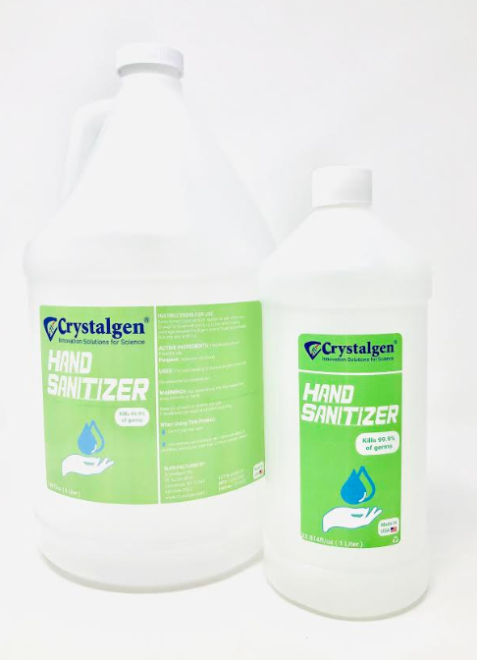 Hand Sanitizer, 1 Liter | Crystalgen